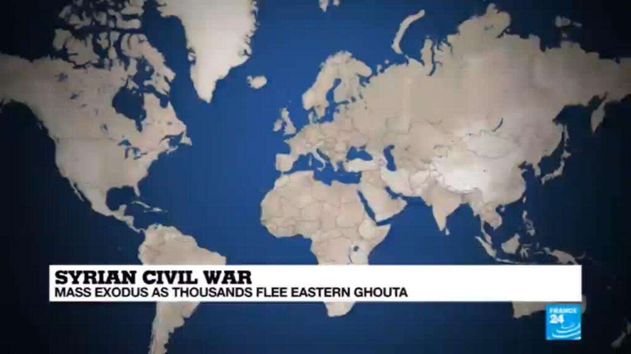 Mass exodus as thousands flee Eastern Ghouta - France 24