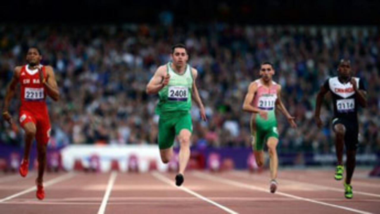 Irish sprinter becomes world’s fastest Paralympian