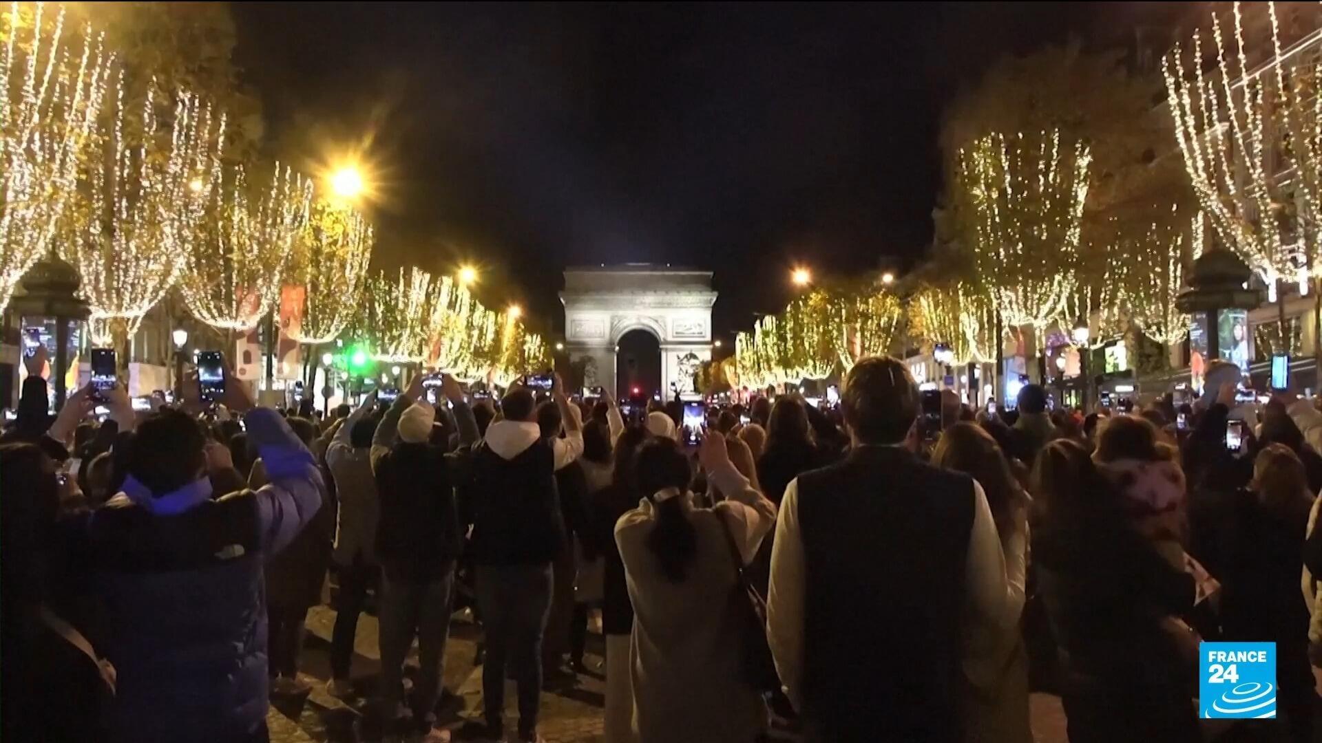 Paris lights up Champs-Élysées for holiday season - France 24
