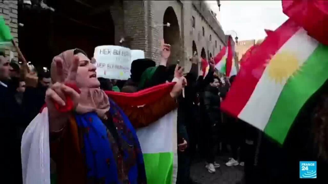 Kurds march in Iraqi Kurdistan against Syrian government takeover of ...