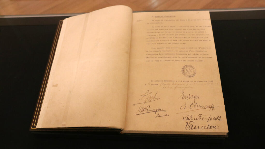 L'armistice de 1918, un document unique en son genre - France 24