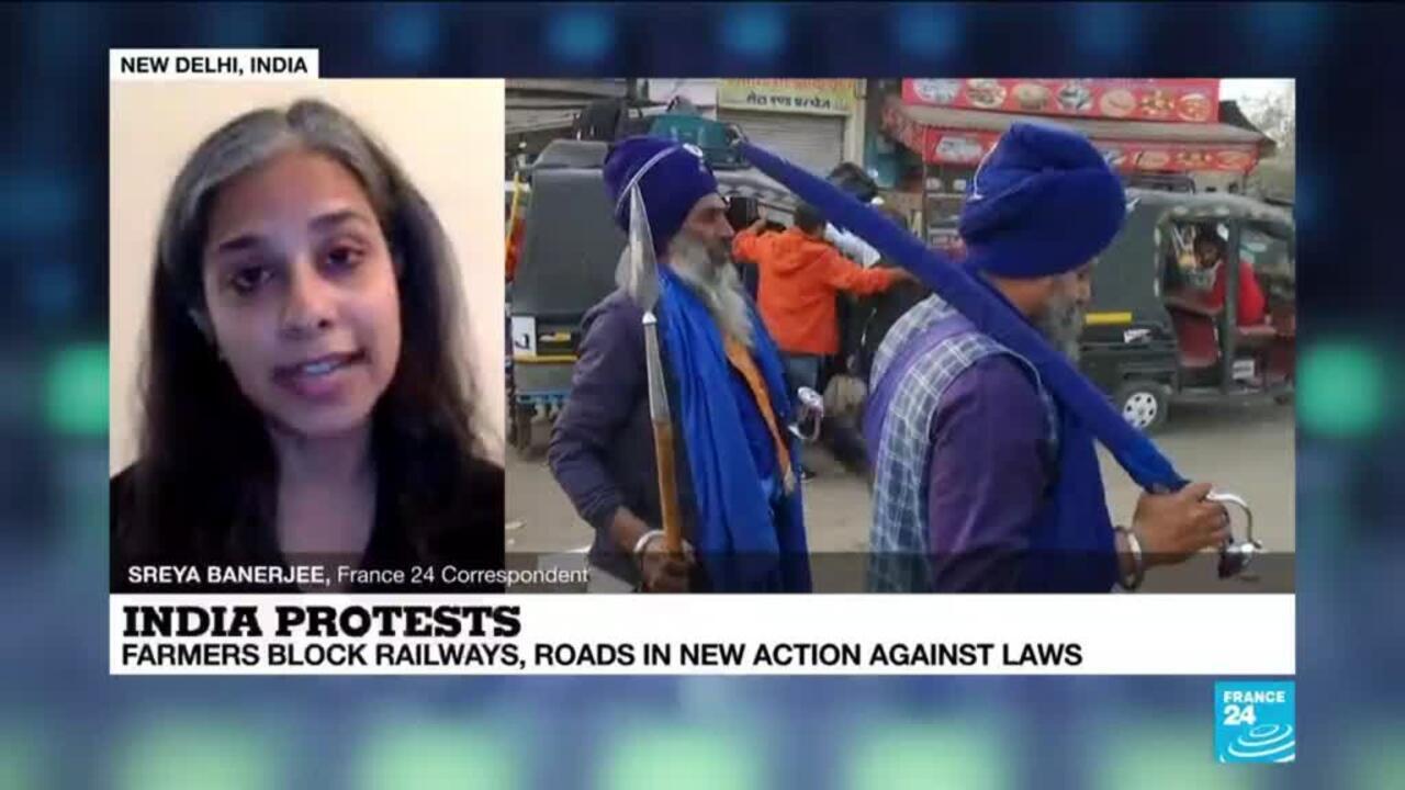 Farmers protest across India against Modi's liberalisation - France 24