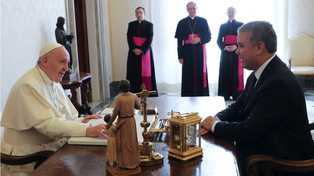 El papa Francisco le encomienda al presidente Iván Duque la unidad de ...