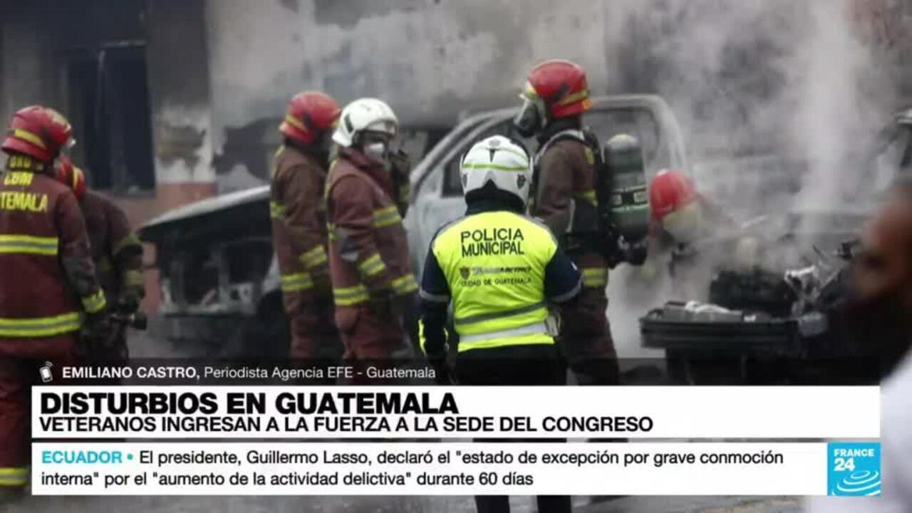 Emiliano Castro: "Con palos y machetes veteranos militares ingresaron ...