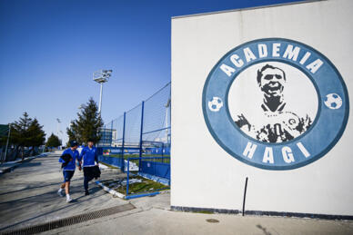 At his academy, Romanian legend Hagi shapes future champions