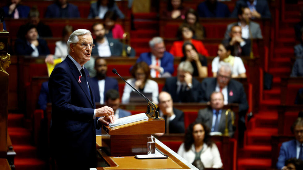 PM Barnier tells parliament France’s 'colossal' debt is a 'sword of ...