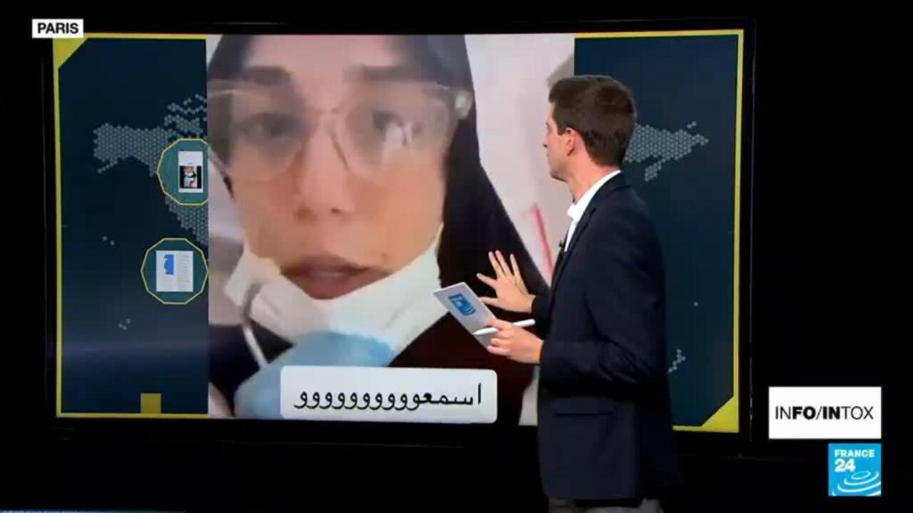 Non, cette vidéo ne montre pas une infirmière de l’hôpital Al-Chifa ...