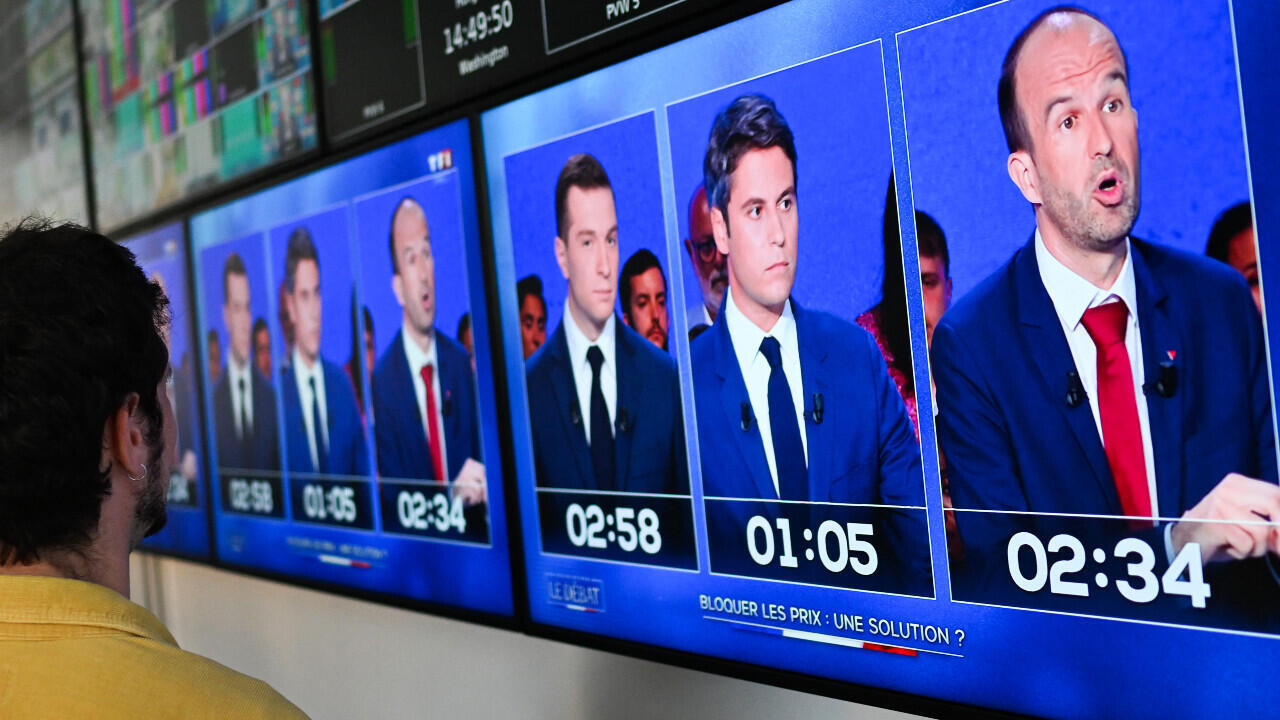 French PM, far-right chief clash in election debate exposing fierce ...