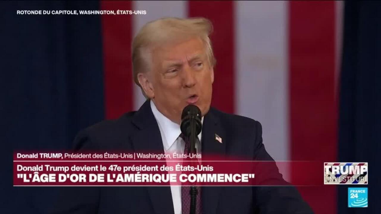 REPLAY - Premier discours de Donald Trump en tant que 47ᵉ président des ...