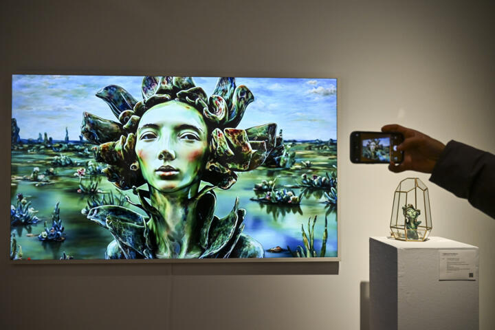 Première vente d'œuvres créées avec l'IA chez Christie's, des artistes ...