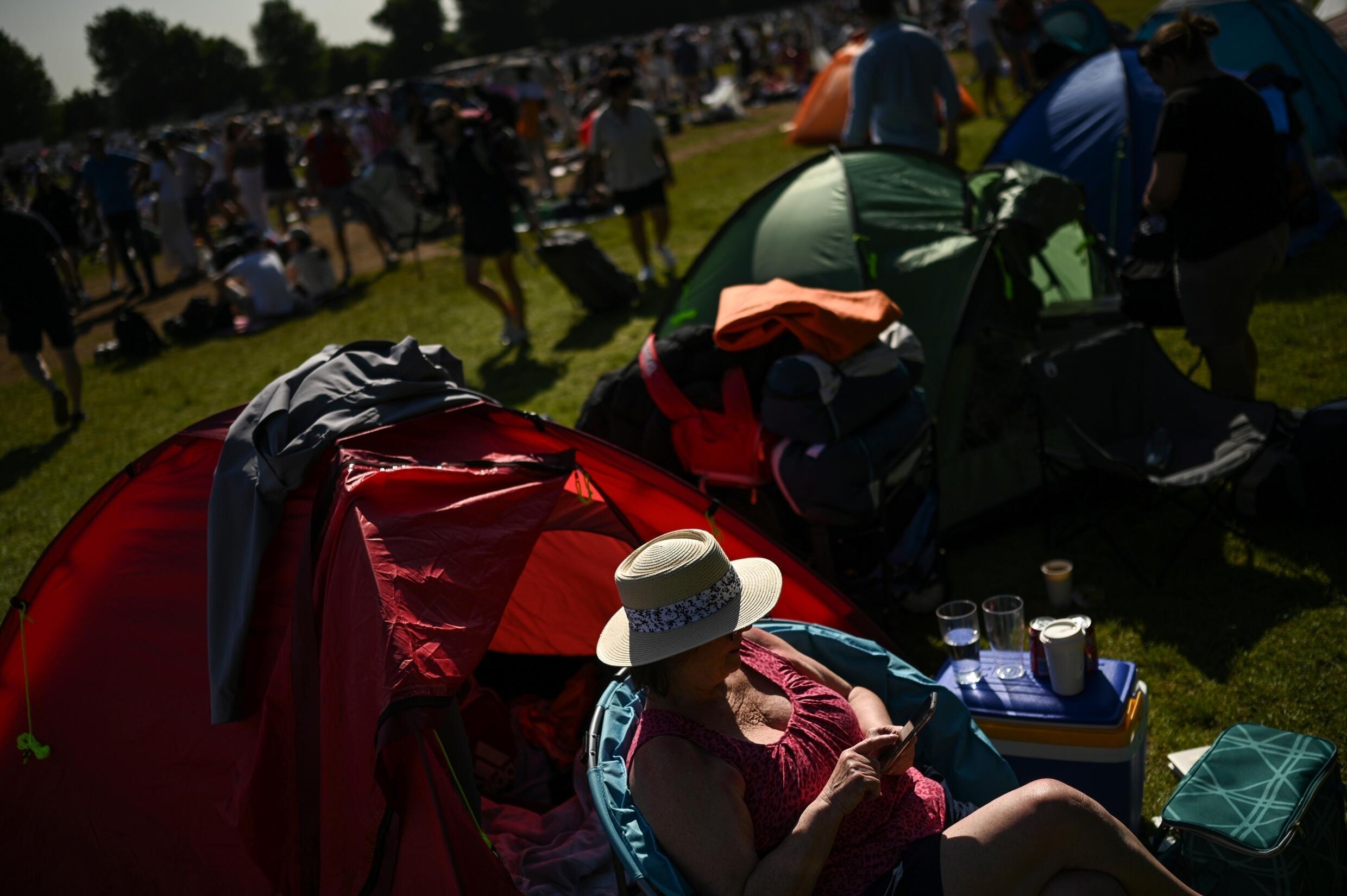 The queue: the long wait that's part of Wimbledon