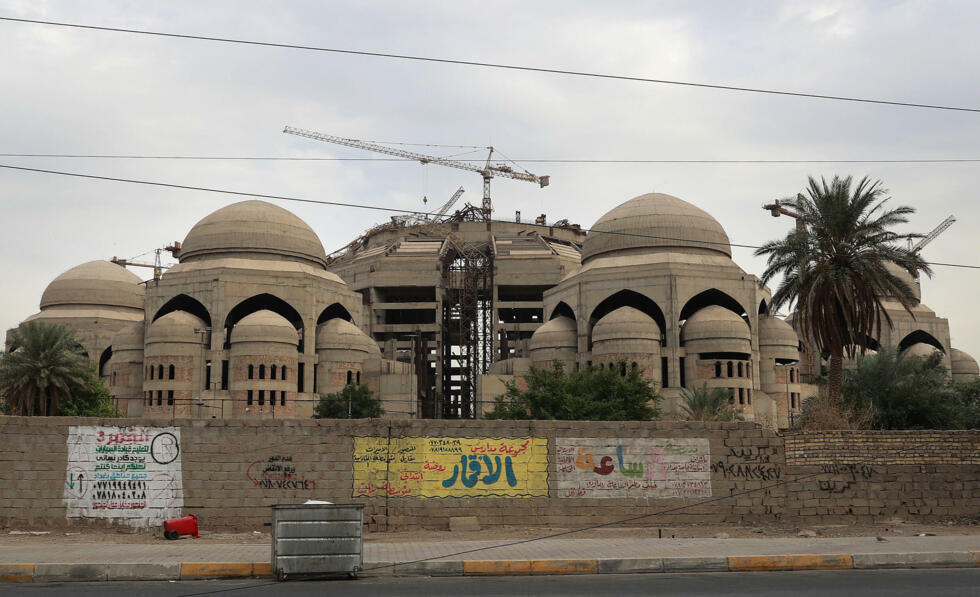 Incomplete Saddam-era marquee mosque lays bare Iraq divisions