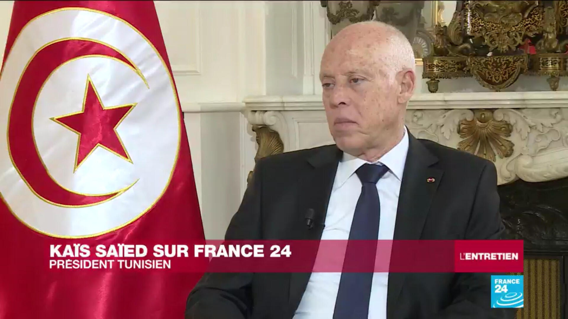 Kaïs Saïed sur France 24 : "Je n’aime pas que l’on me marche sur les ...