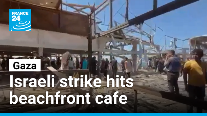 Gaza: In the rubble of a cafe bombed by Israel - France 24
