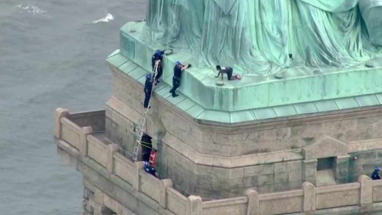 Protester forces Statue of Liberty evacuation on July 4th