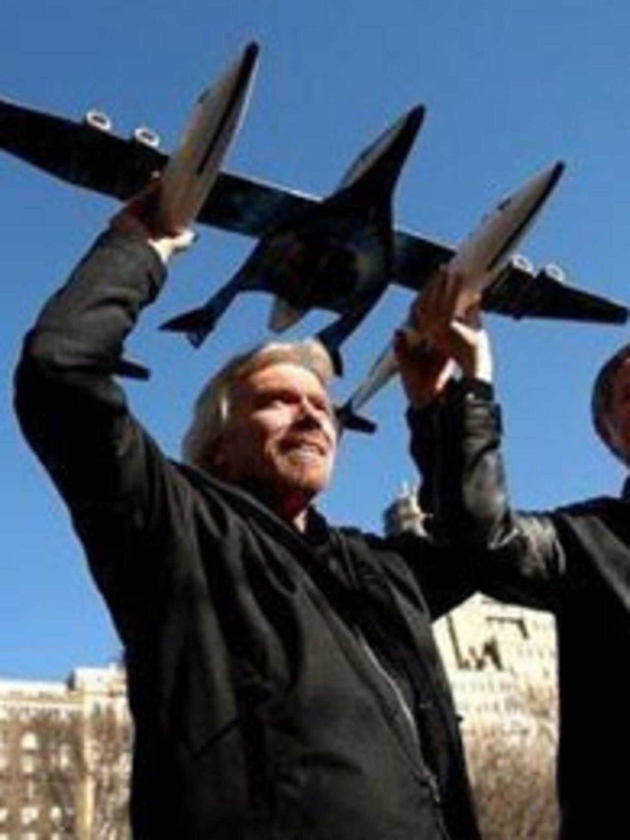 Richard Branson Space Shuttle Port