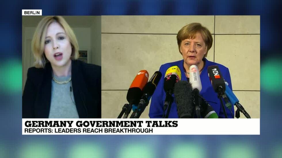 Merkel party and Social Democrats closer to deal on coalition government