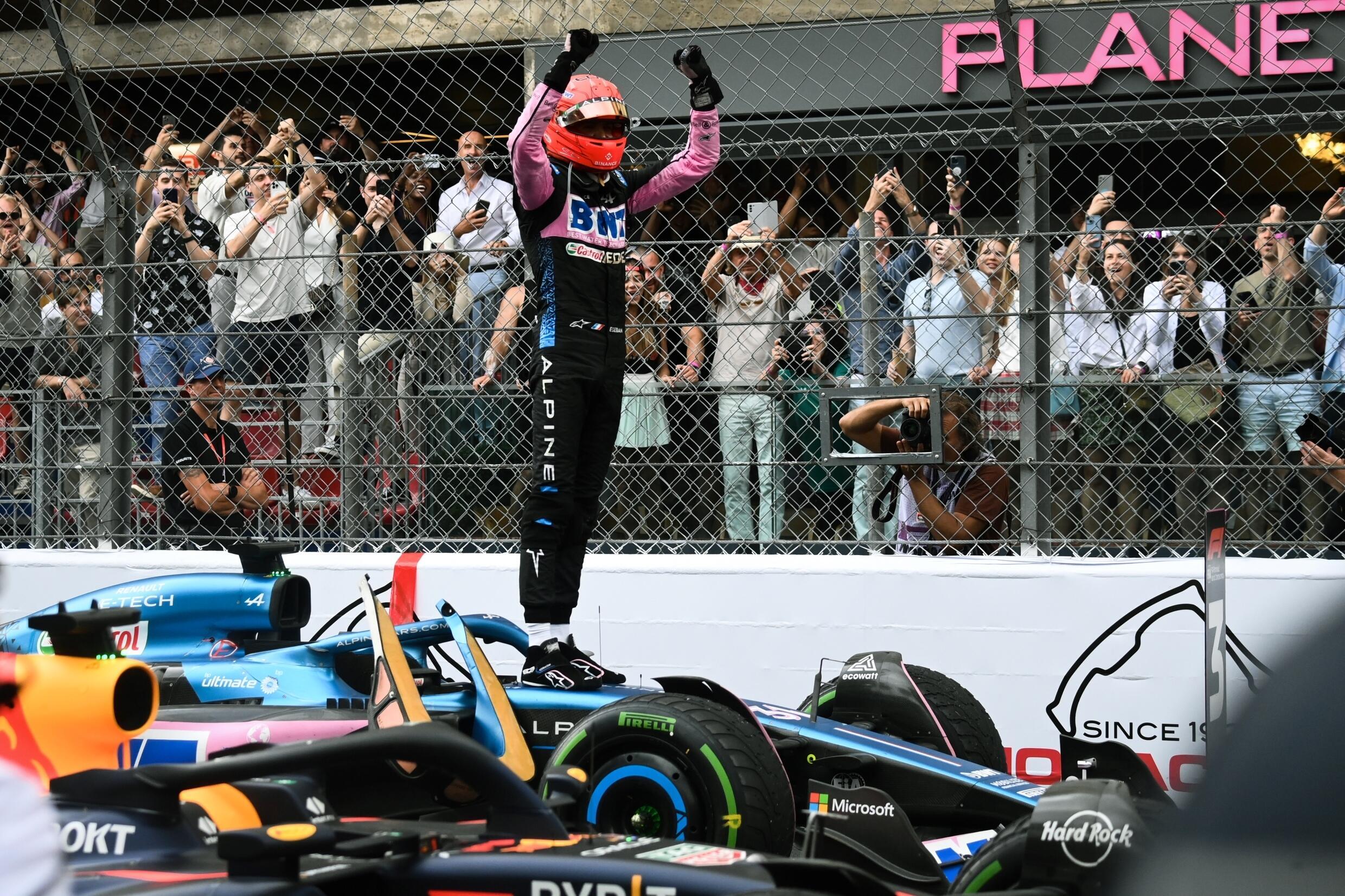 F1: à Monaco, un podium au goût de victoire pour Ocon qui relance Alpine