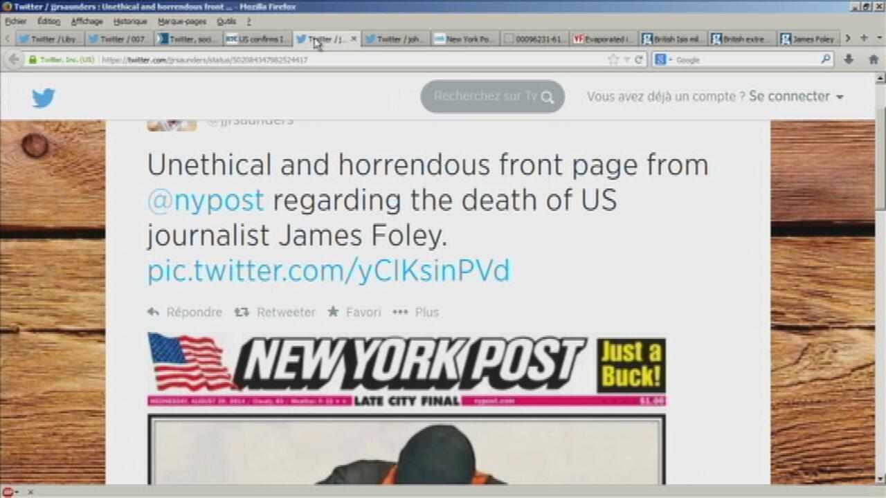 'New York Post' slammed for publishing Foley execution images - MediaWatch