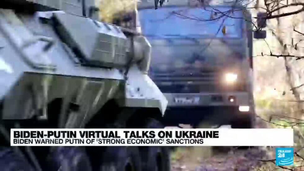 Biden warns Putin of ‘strong’ Western economic sanctions if Russia ...