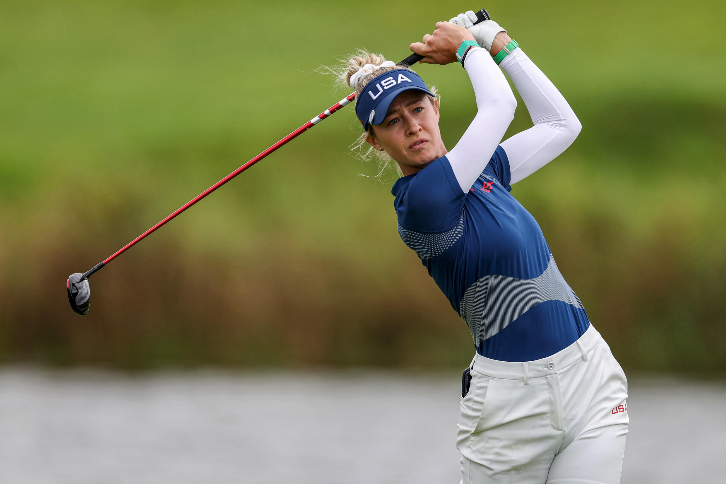 Two-time medallist Ko, Metraux tied for Olympic golf lead