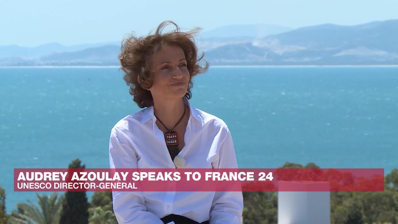 Director-general Audrey Azoulay: UNESCO members must support peace 'in ...