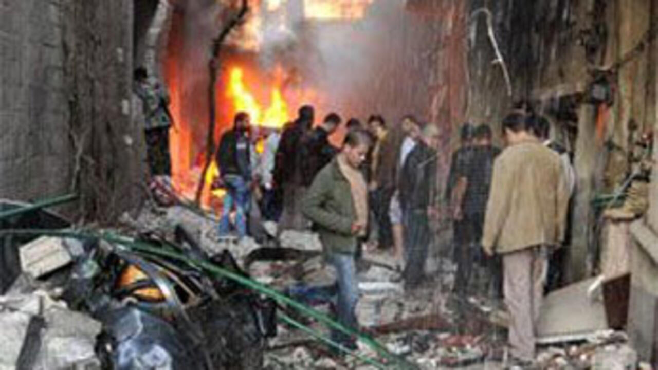 Several killed as twin car bombs rock Damascus