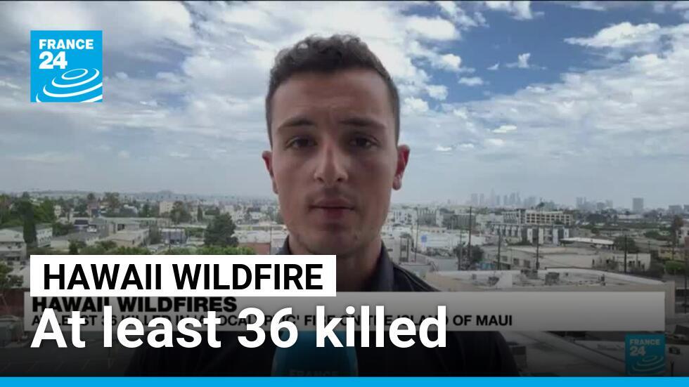 Dozens killed as wildfire burns historic Hawaii town to the ground