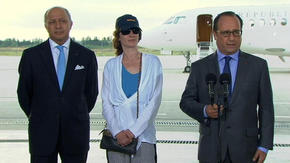 L'ex-otage Isabelle Prime est arrivée en France