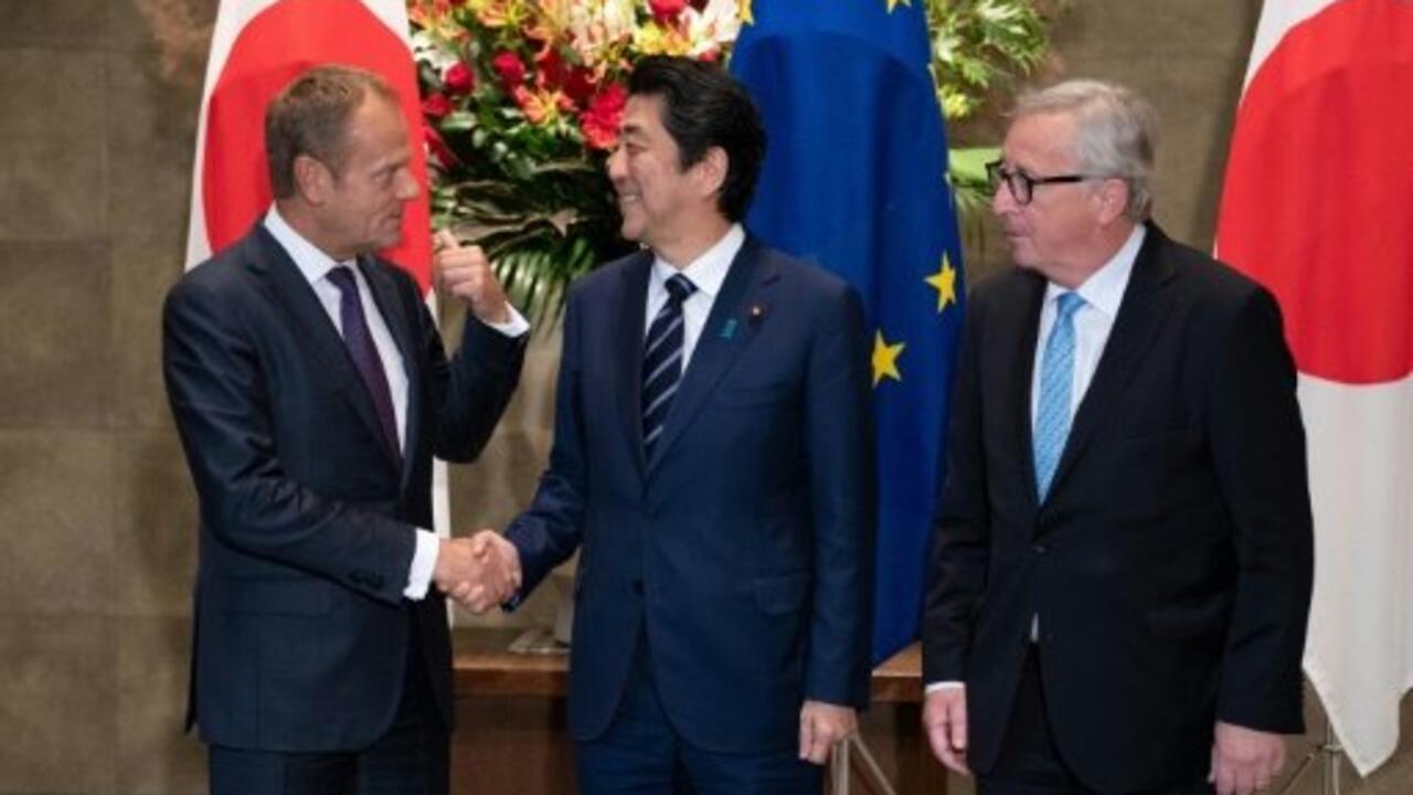 EU, Japan counter Trump’s protectionism with ambitious free trade pact