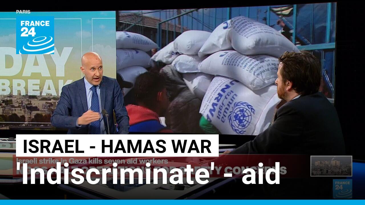 'Aid organisations have been railing against what they say is Israel's ...