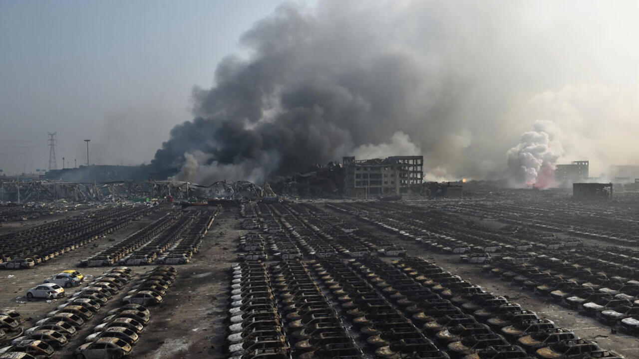 New fires break out at China's Tianjin blast site