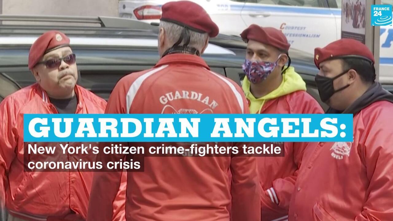 Guardian Angels: New York citizen crime-fighters tackle Covid-19 crisis