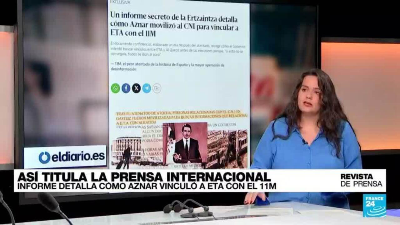 "Informe detalla cómo Aznar movilizó a Inteligencia para vincular a ETA ...