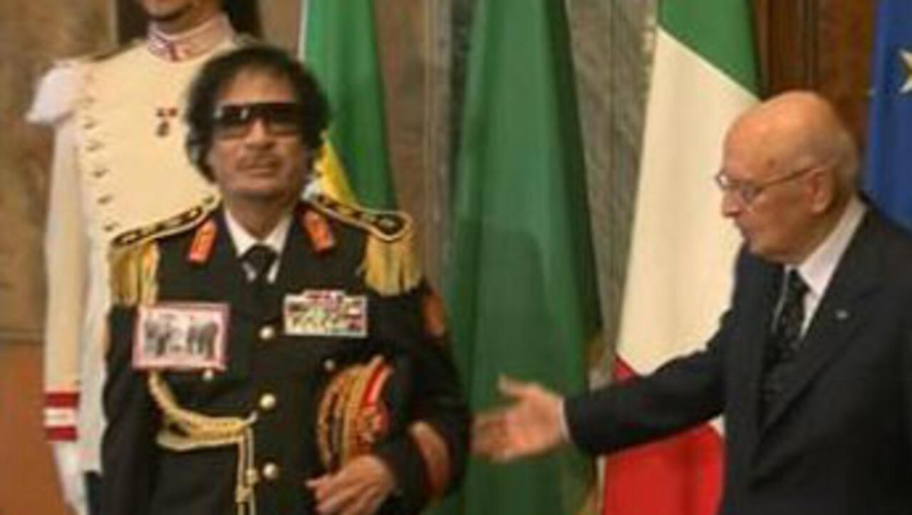 Gaddafi arrives in Rome for reconciliation visit - France 24