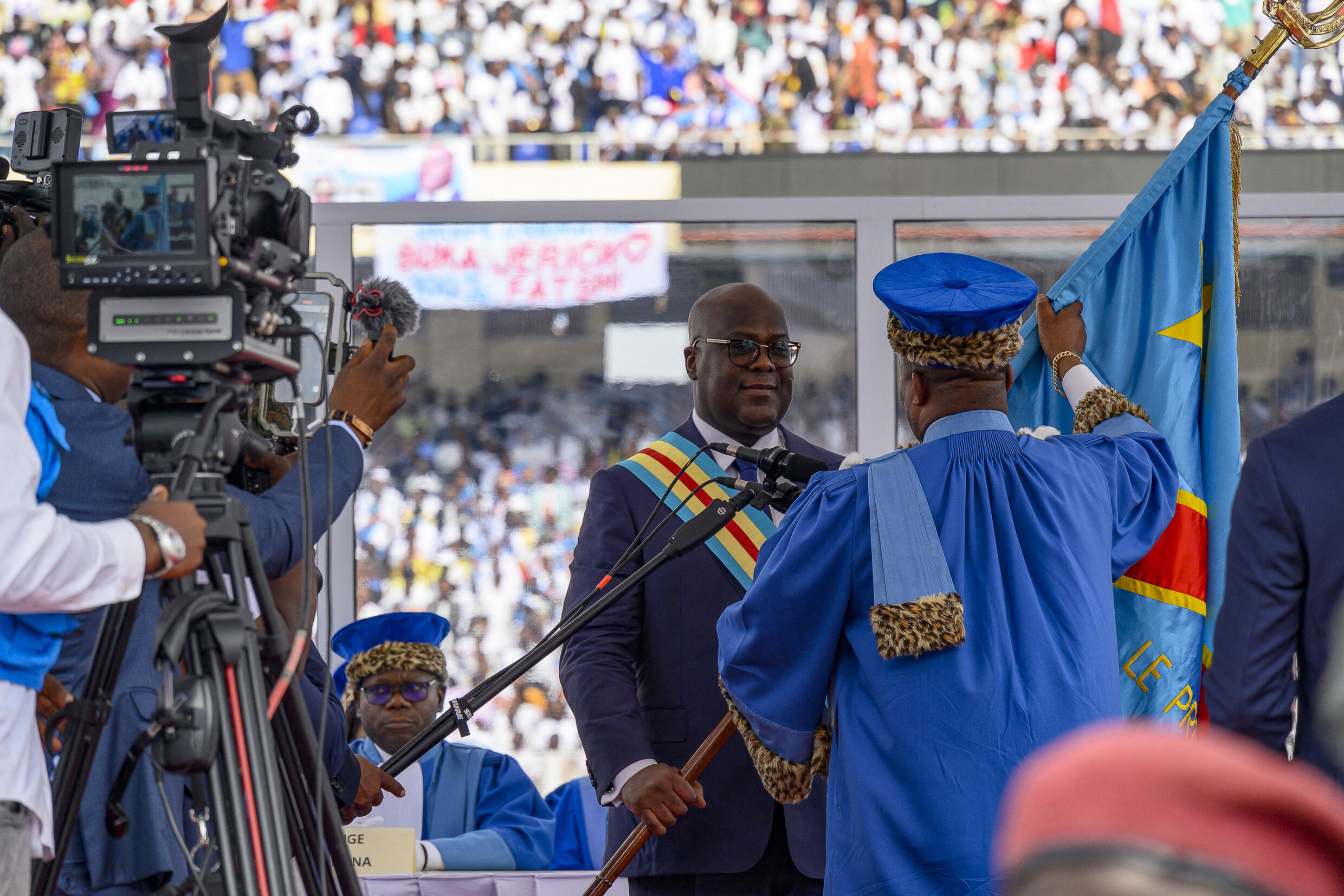 DR Congo's Tshisekedi sworn in for second term after disputed election