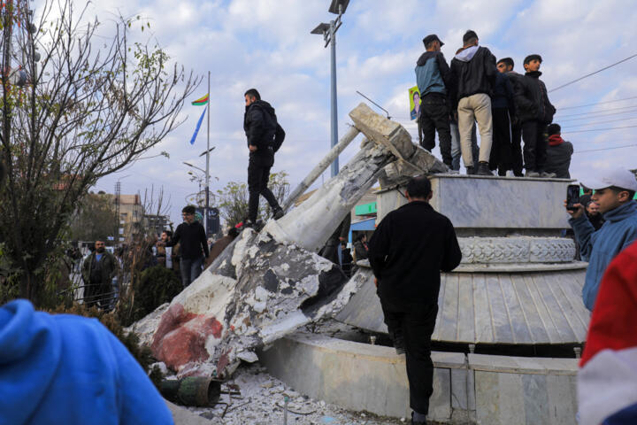 In pictures: Syrians celebrate end of half a century of Assad family ...