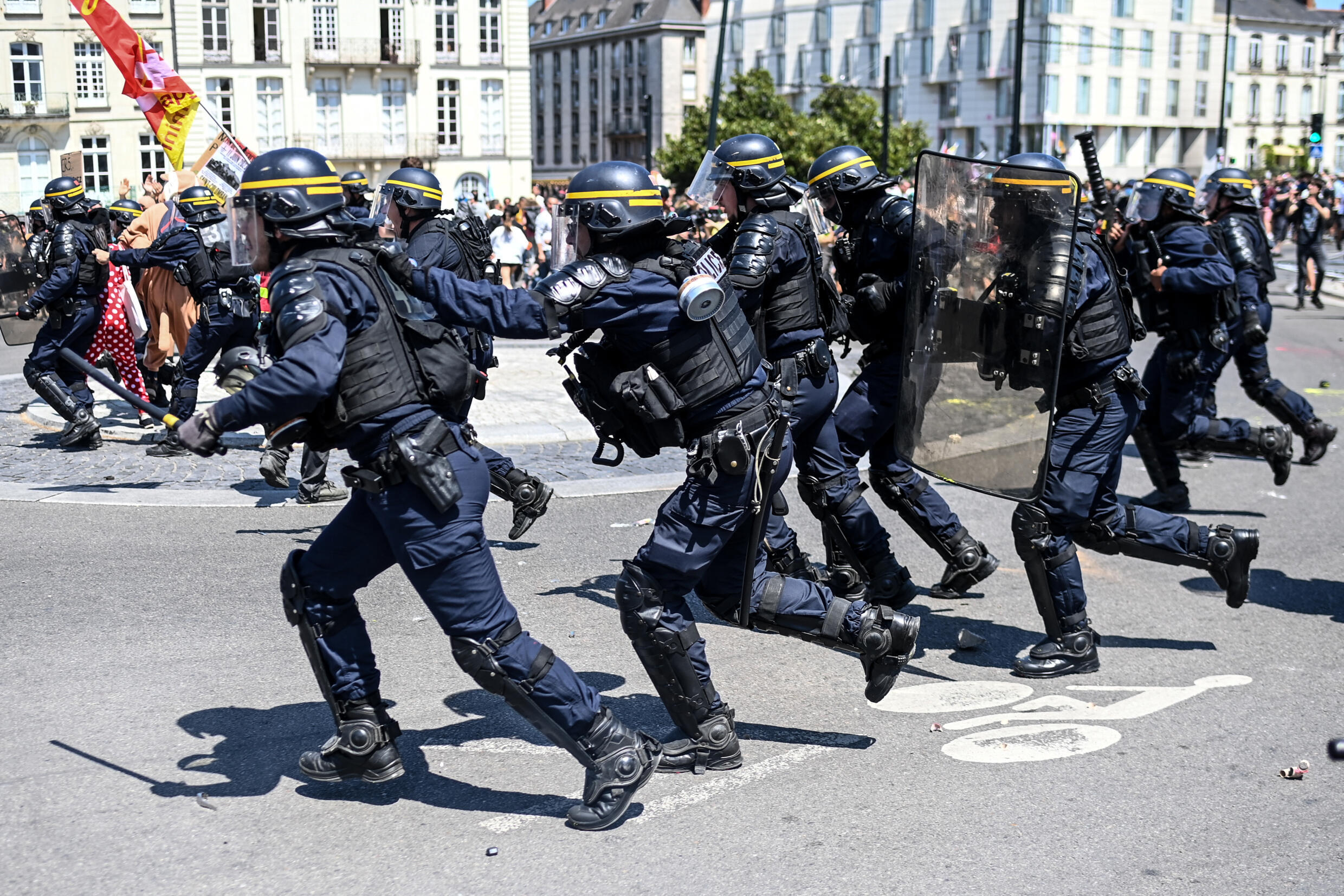 French pensions protests falter despite anger