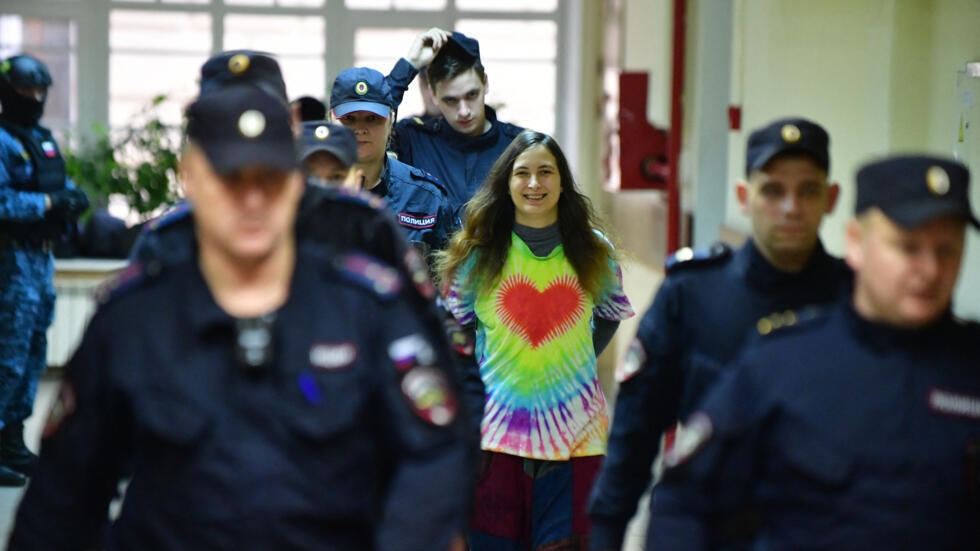 Russian artist sentenced to seven years in prison over supermarket protest