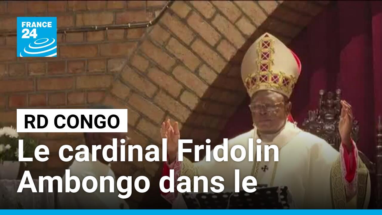 RD Congo : le cardinal Fridolin Ambongo, archevêque de Kinshasa, dans ...
