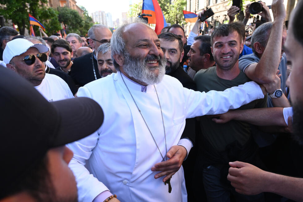 Armenia PM says foiled 'sinister' coup plot by senior cleric
