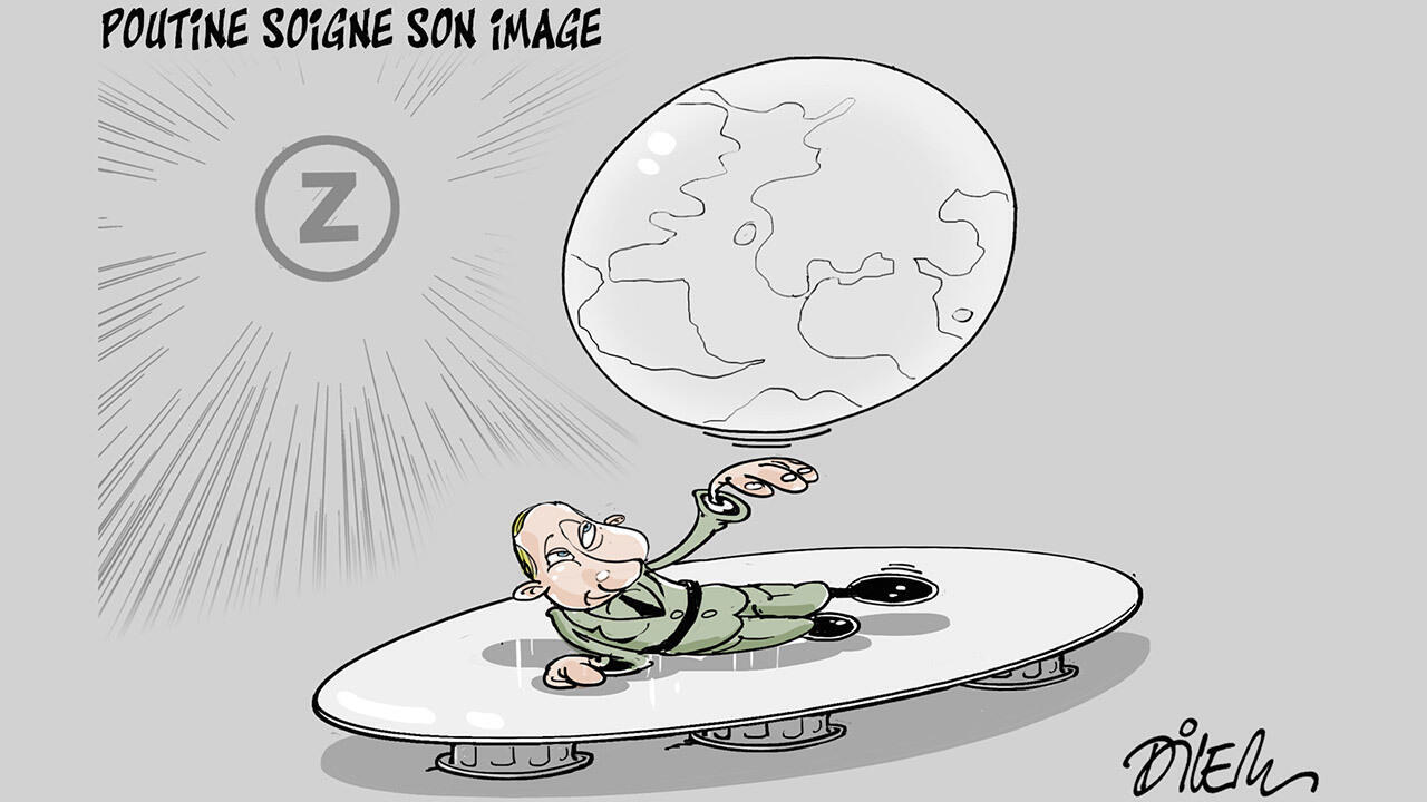 L'actu en dessin : Vladimir Poutine dans la peau du "dictateur"