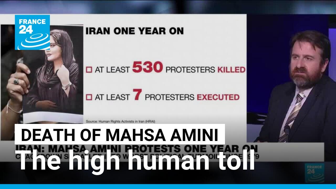 Iran: Hundreds of protesters killed since death of Mahsa Amini - France 24