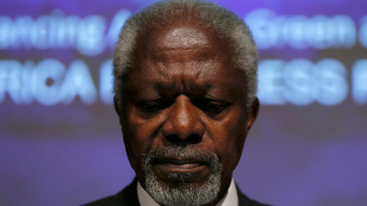 Tributo global al legado de paz de Kofi Annan
