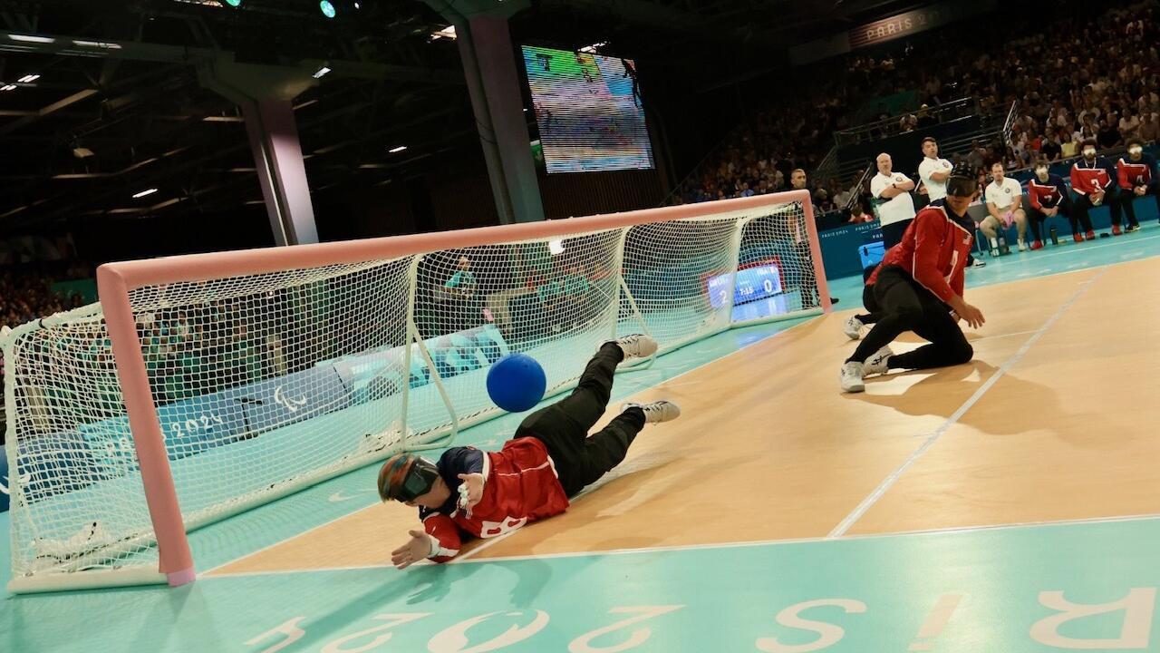 Jeux paralympiques : le goalball, un sport entre handball et bowling ...