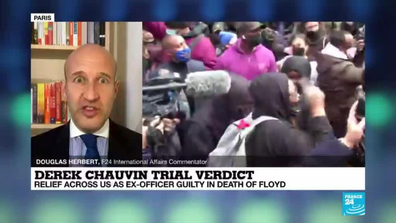 Chauvin convicted of murdering George Floyd in landmark US racial ...