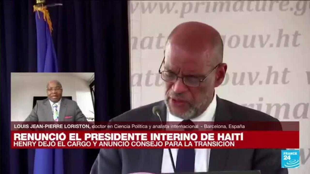 Louis Jean-Pierre Loriston: 'Las bandas criminales no tienen la ...