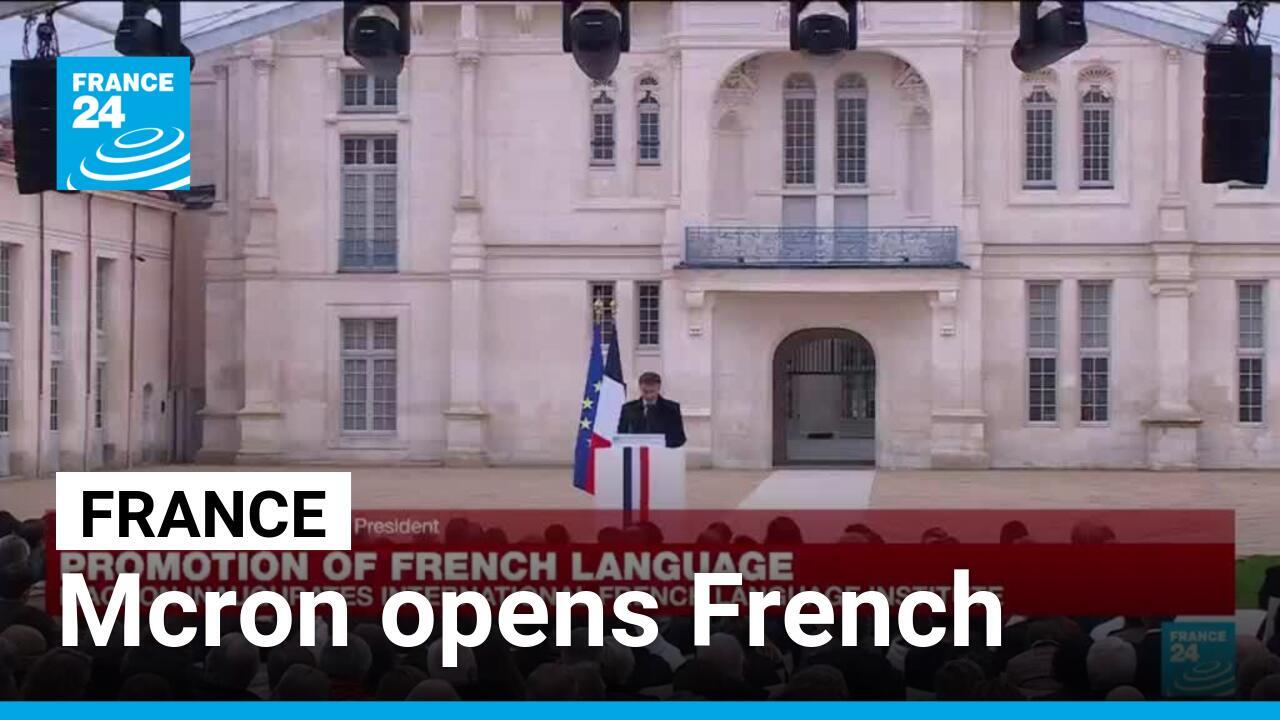 REPLAY: Macron inaugurates French language museum in far-right ...