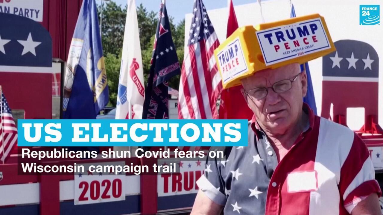 As Dems go virtual, Republicans shun Covid fears on Wisconsin campaign ...