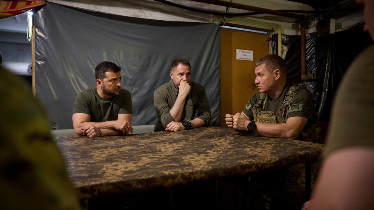 Zelensky visits troops as Ukraine recaptures frontline territory near Bakhmut